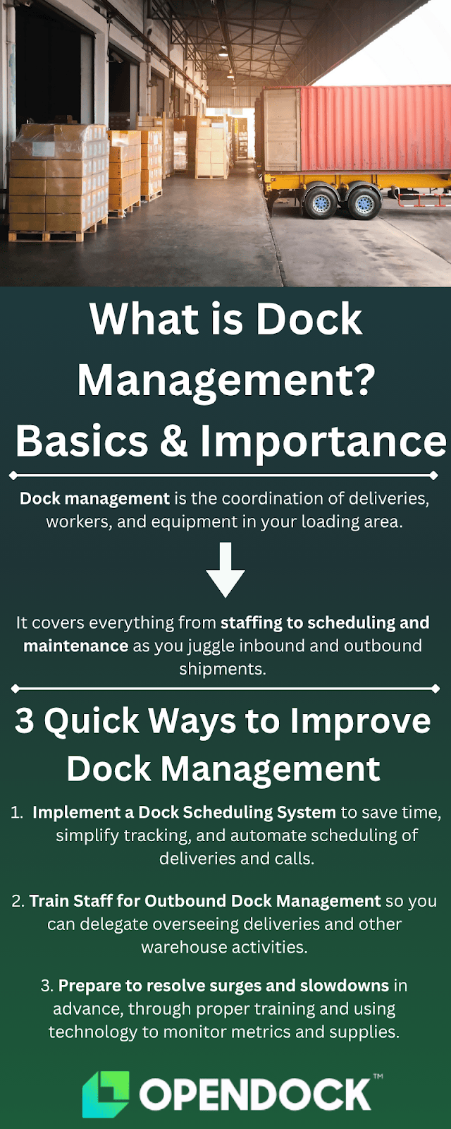 What is Dock Management? | Basics & Importance